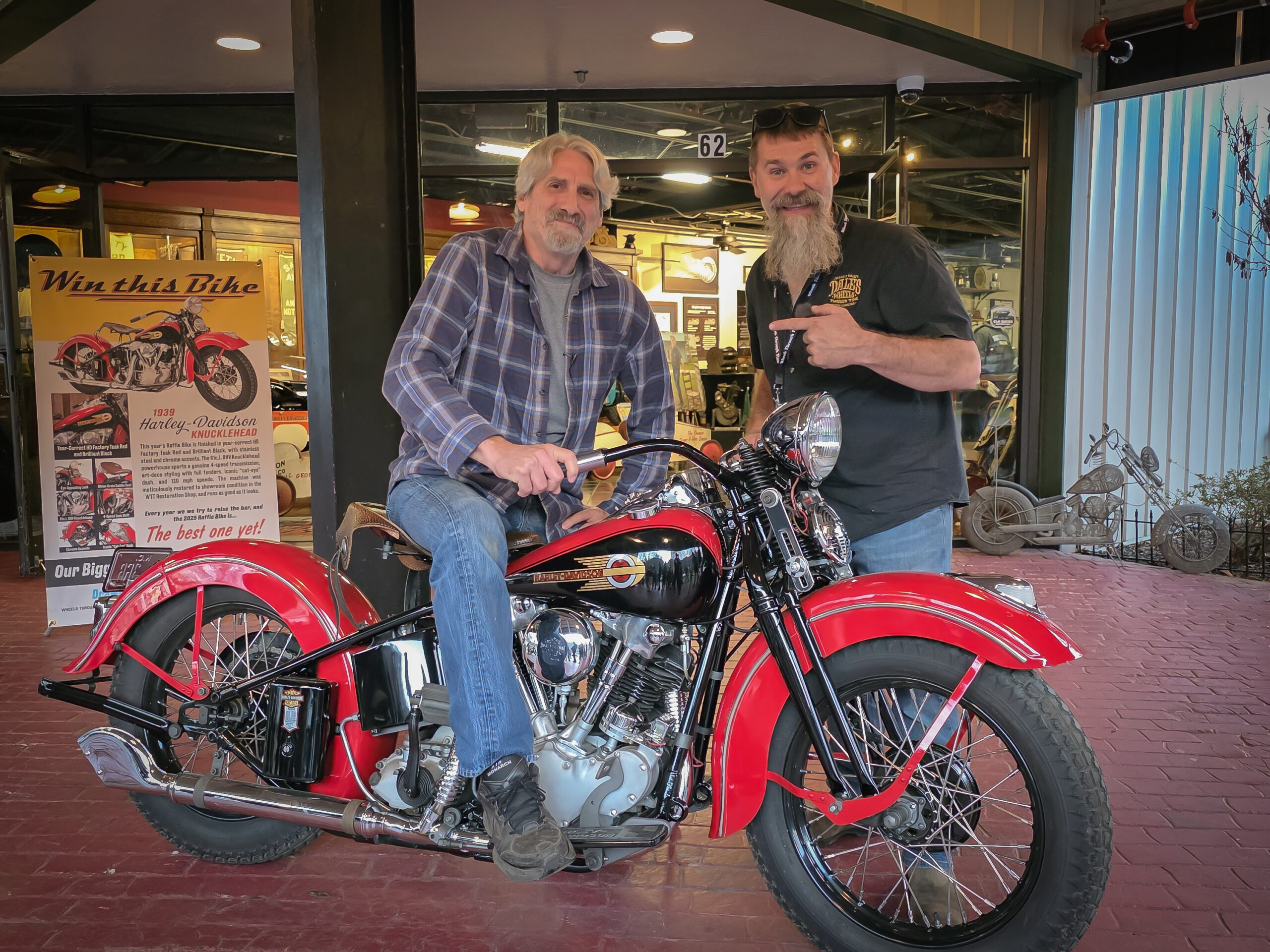 Duane Ware Wins 23rd Annual WTT Motorcycle Raffle (2025) - Wheels Through Time